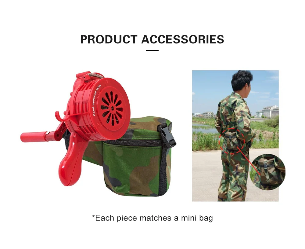 Hand-held Emergency Typhoon Fire Alarm Portable Loud Sound Hand Crank ...
