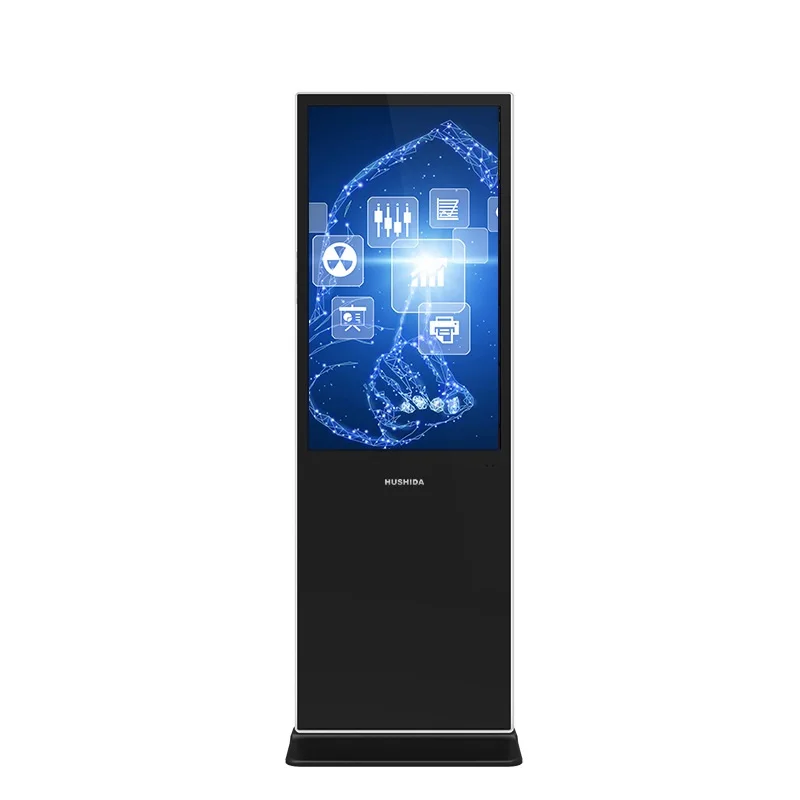 Outdoor Indoor Shopping Mall Lcd Digital Signage Floor Standing Digital ...