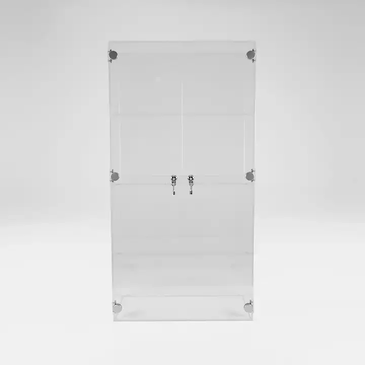 2024 Wall Mounting Acrylic Display Cabinet Case With Transparent ...
