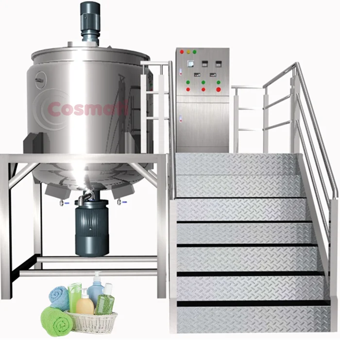 Shampoo Homogeneous Mixing Tank Homogenizer Mixer Tank Machine Cosmetic ...