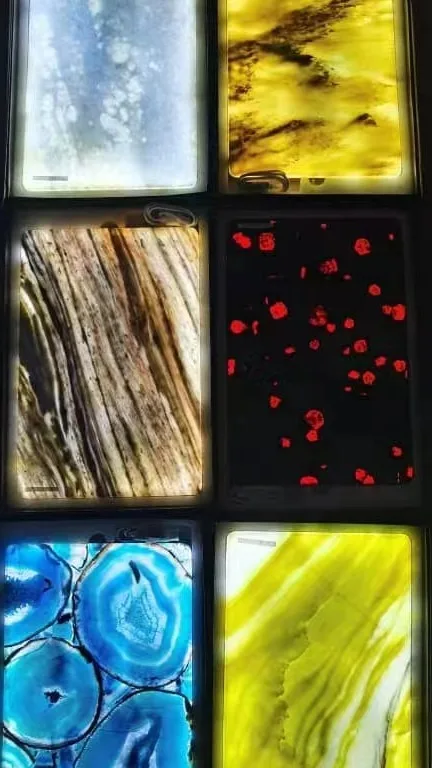 Artificial Onyx Marble Translucent Stone Light Transmitting Stone For Decoration - Buy ...