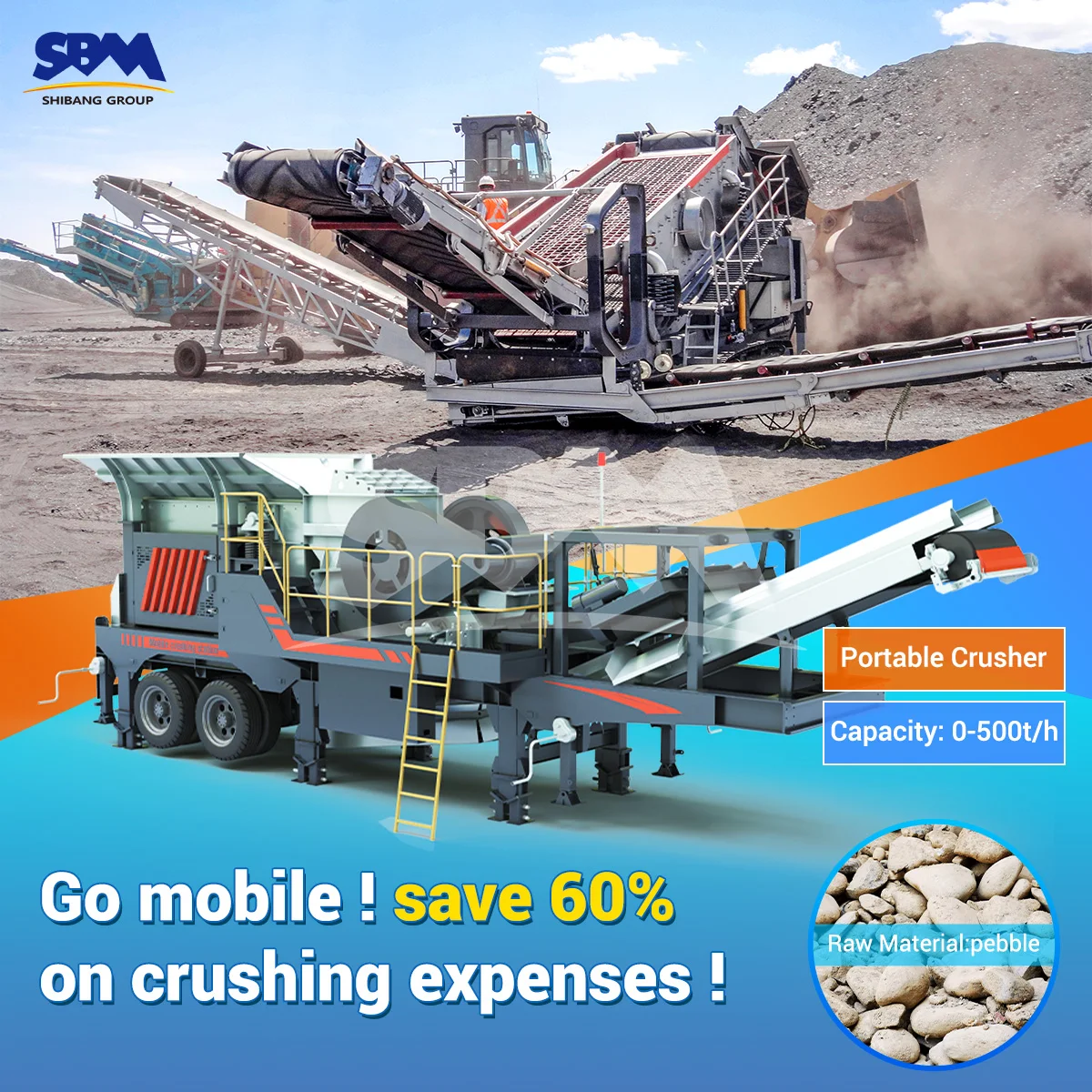 Complete Quarry Crushing Machine - Mobile Granite Crusher