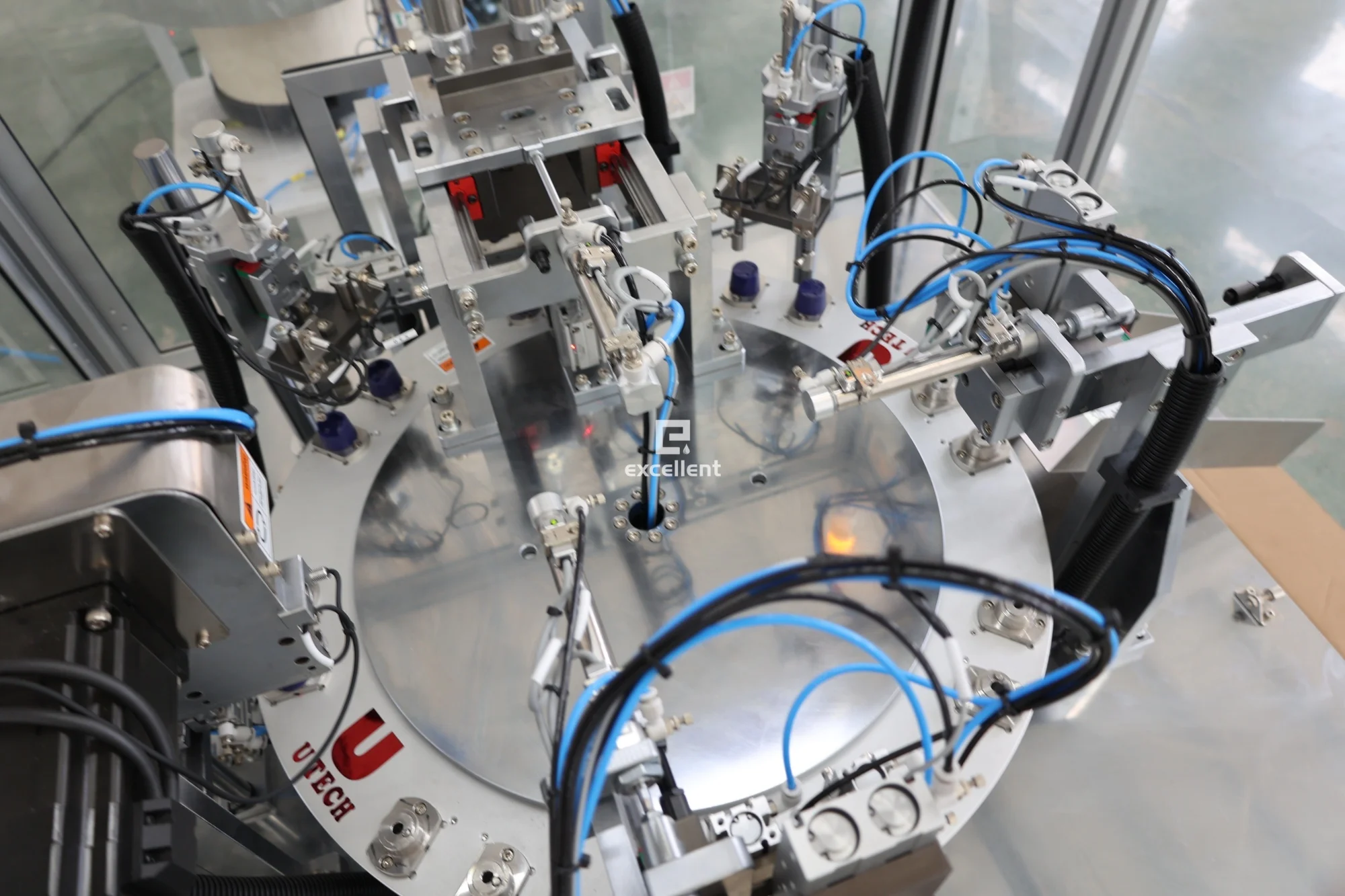 Industrial Use Cap Assembly Machine PLC Core Motor Engine Machinery ...