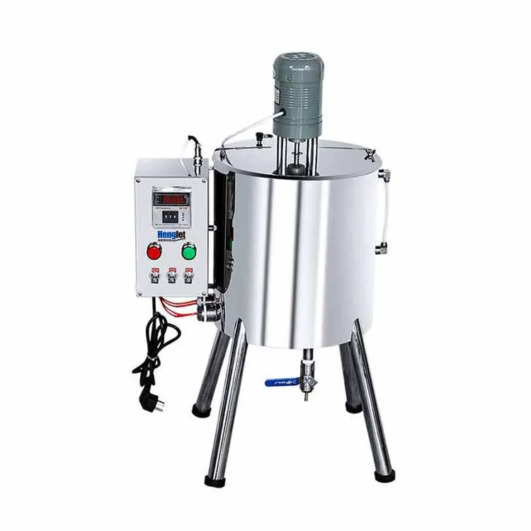 15L Movable Hot Paste Liquid Mixing Tank Filling Machine With Heater ...