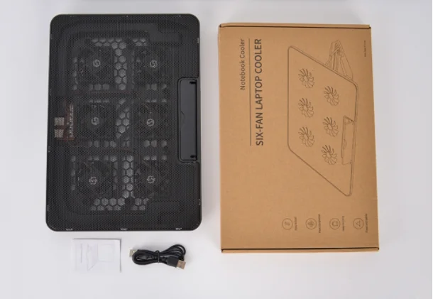 Gaming Laptop Cooler 18 Inch Base 6 Fans Gaming Notebook Cooler Stand ...