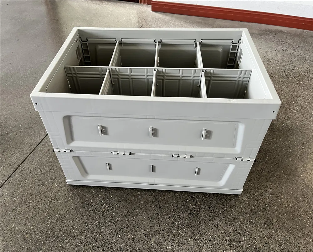 Plastic Logistics Stacking Storage Moving Collapsible Storage Box ...