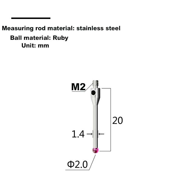 Coordinate Measuring Non Standard Custom Dial Indicator M2m3m4 Tungsten ...