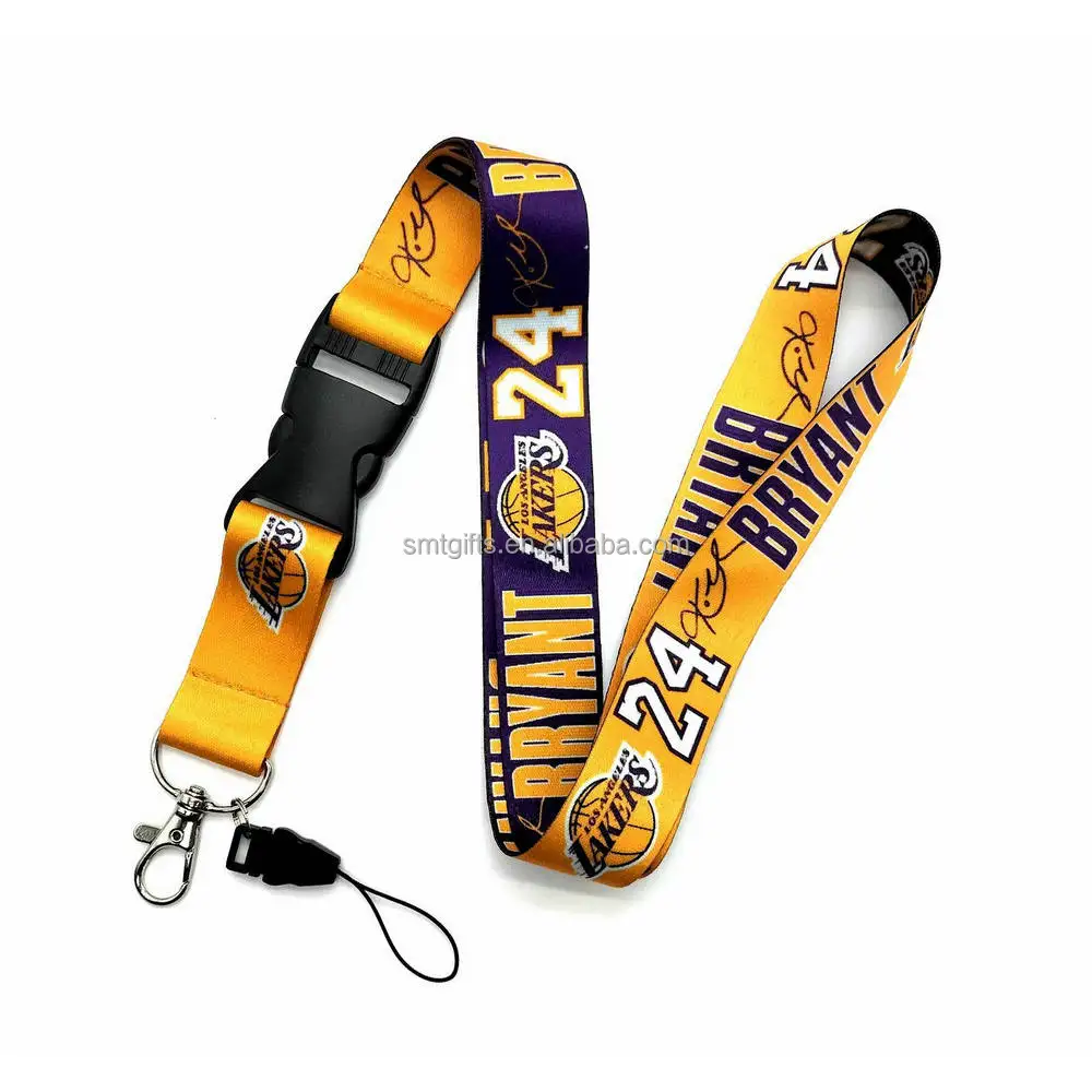 Basketball Superstar Kobe Memorial Detachable Buckle Neck Strap ...