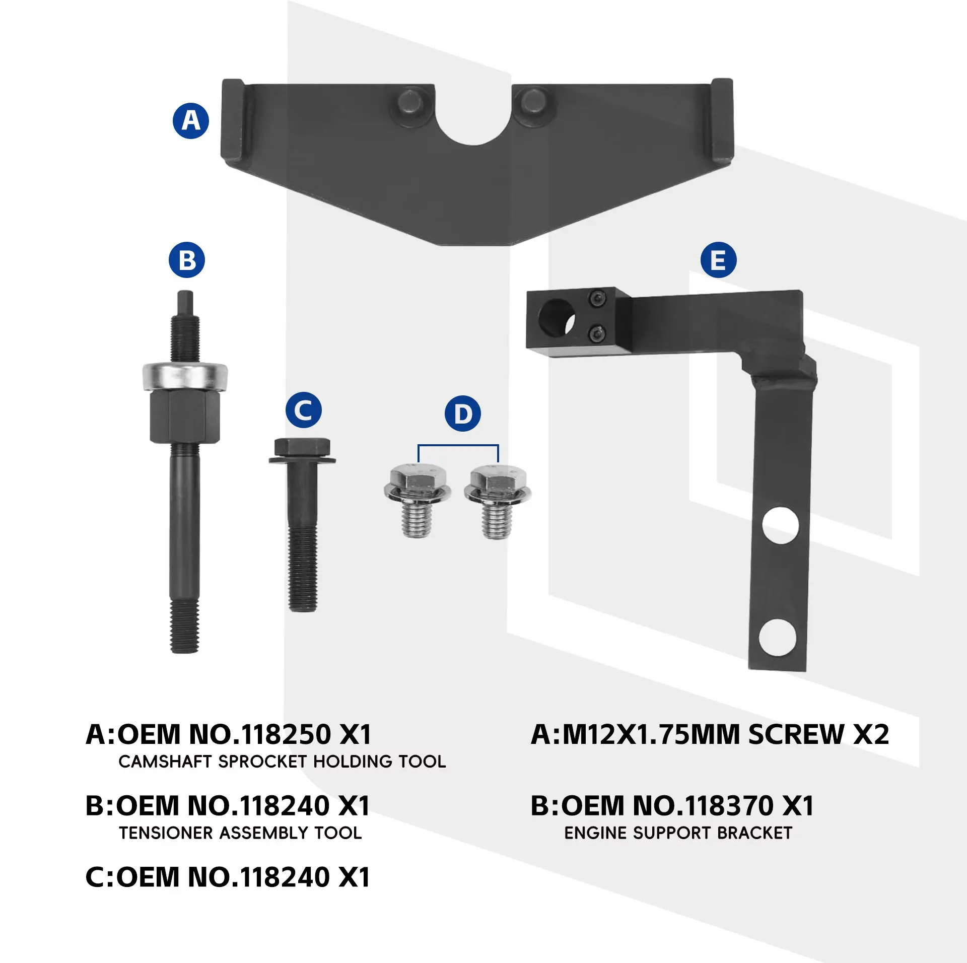 Engine Camshaft Timing Locking Tool Kit Fit for BMW Mini Cooper R5 R50 ...