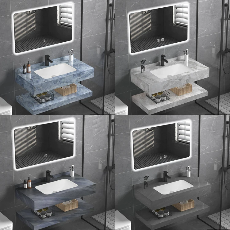 Sintered Stone Bathroom Vanity Hand Wash Basin for Hotels