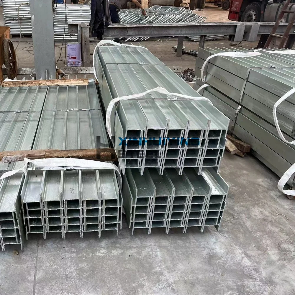 High Strength H Section Steel Post Universal Column for Retaining Wall ...