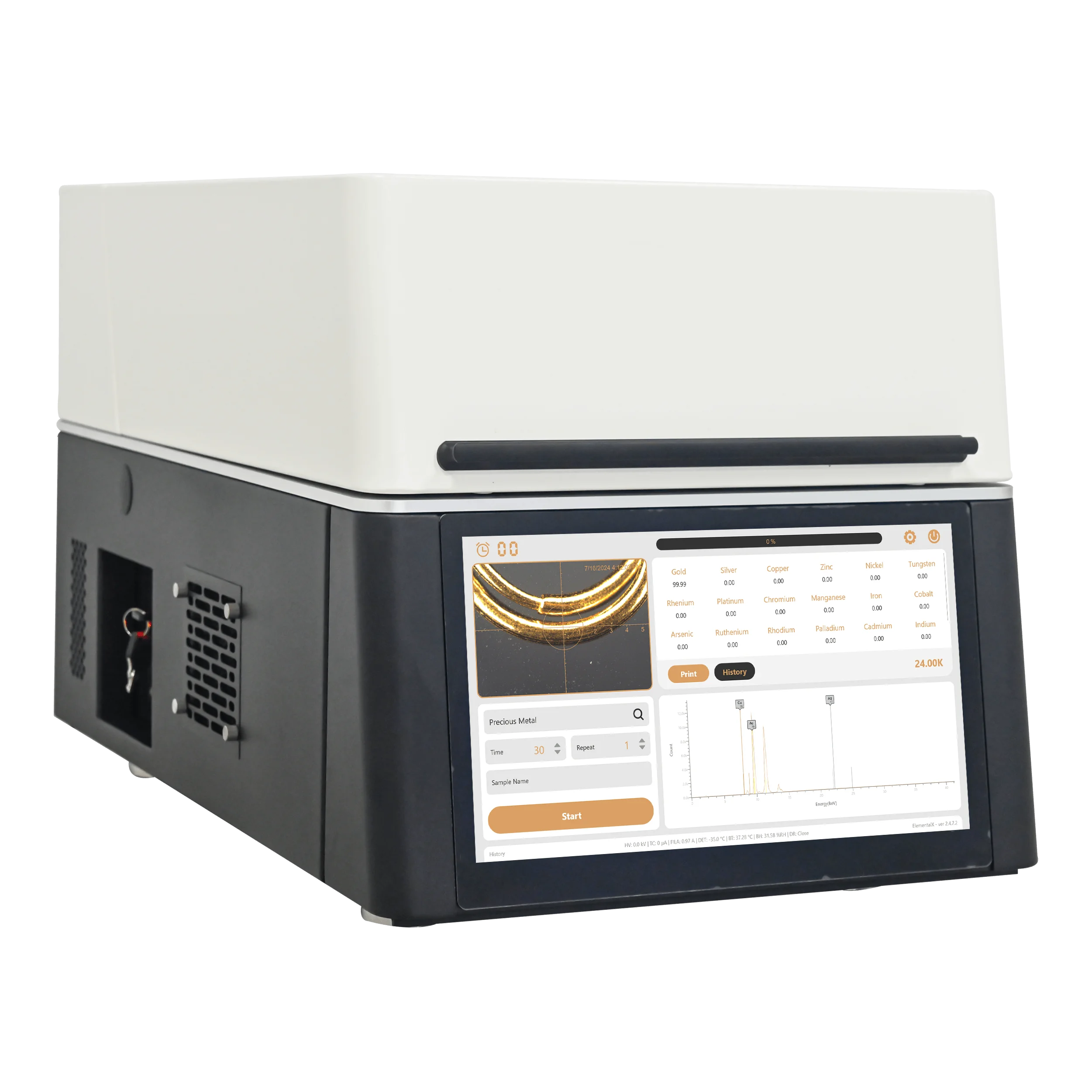 Hot Sale X-Ray Fluorescence Spectrometer for Precious Metals