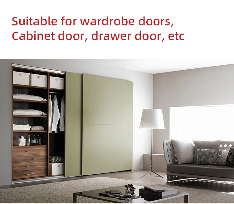 Sliding Wardrobe Fitting Hardware System Rollers - Durable & Modern