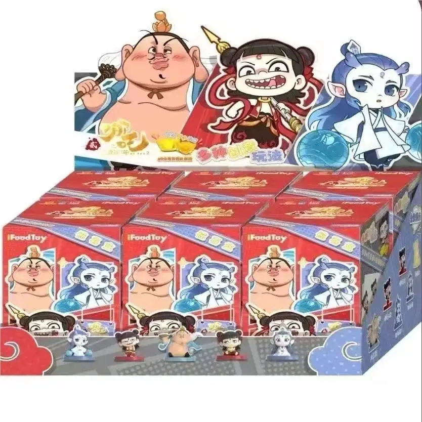2025 Hot Sale Nazha Movie 3D Customized Collection Nezha Doll 6pcs ...