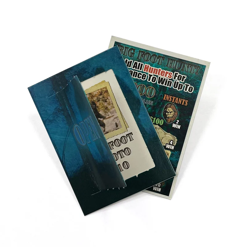 Oem Odm Custom Pull Tabs Cards Pull Tabs Break Open Lottery Tickets ...