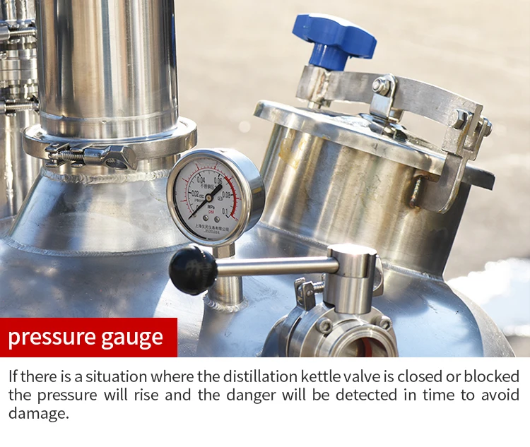 50L Rum Single Tower Distillation Column - 1 Year Warranty