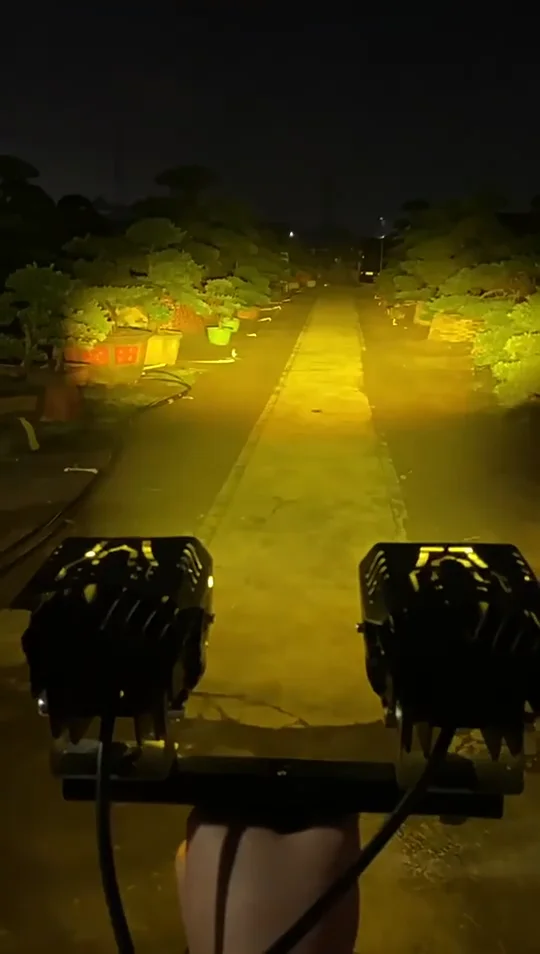 Yosovlamp Motorcycle Led Headlights 20w White And Yellow Dual Color ...