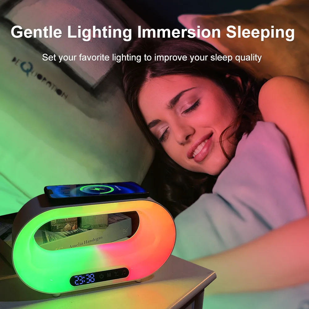 Modern Luxury Ellipse Table Lamp Desktop Ambient Led Light For Bedroom ...