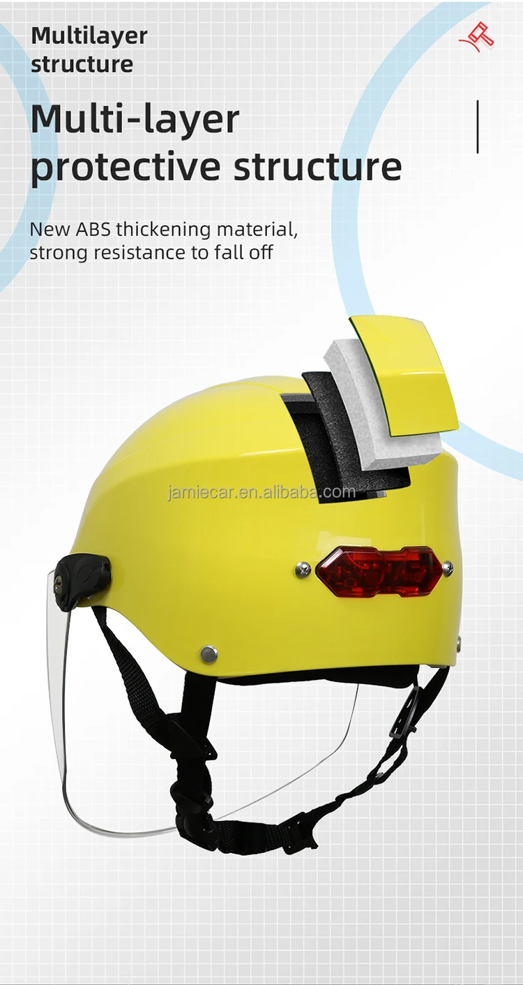 ABS Smart Safety Helmet with Built-in Camera - Full Face