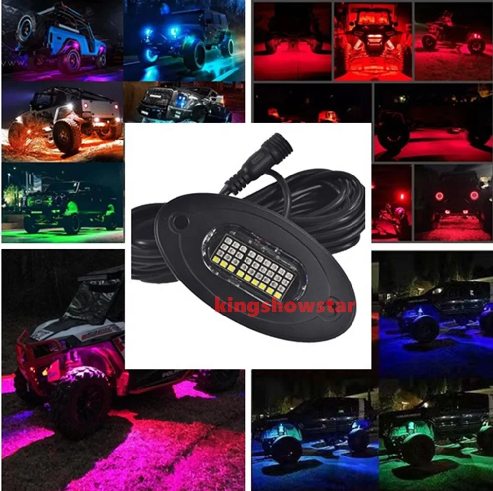 Kingshowstar High Quality Rgbw Rock Light 36w Brightest Rock Led Rim ...