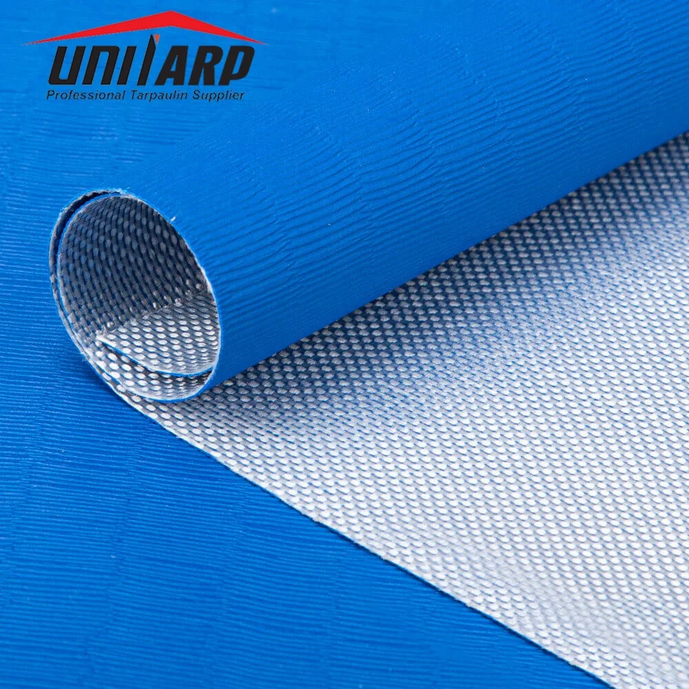 Straw Rice Embossed PVC Coated Tarpaulin for Gym Mats