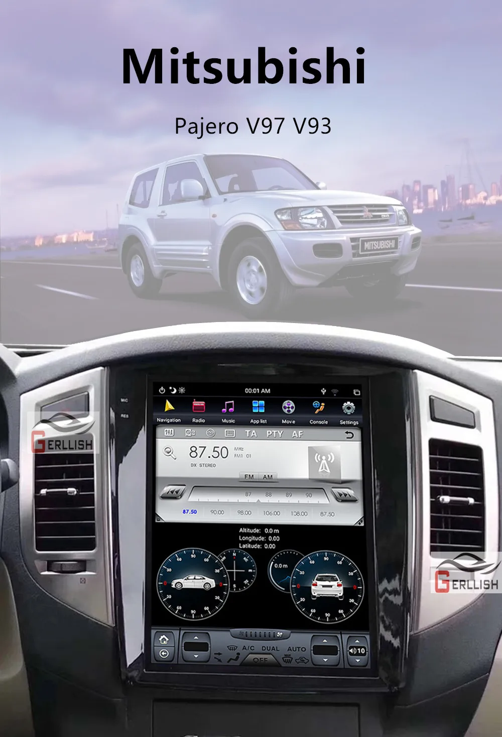 Mitsubishi Pajero V97 V93 2007-2016 - Android Car Dvd Player