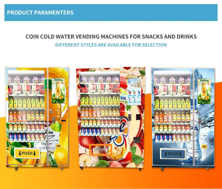 24 Hours Unattended Smart Vending Machine for Pop Noodle Snacks