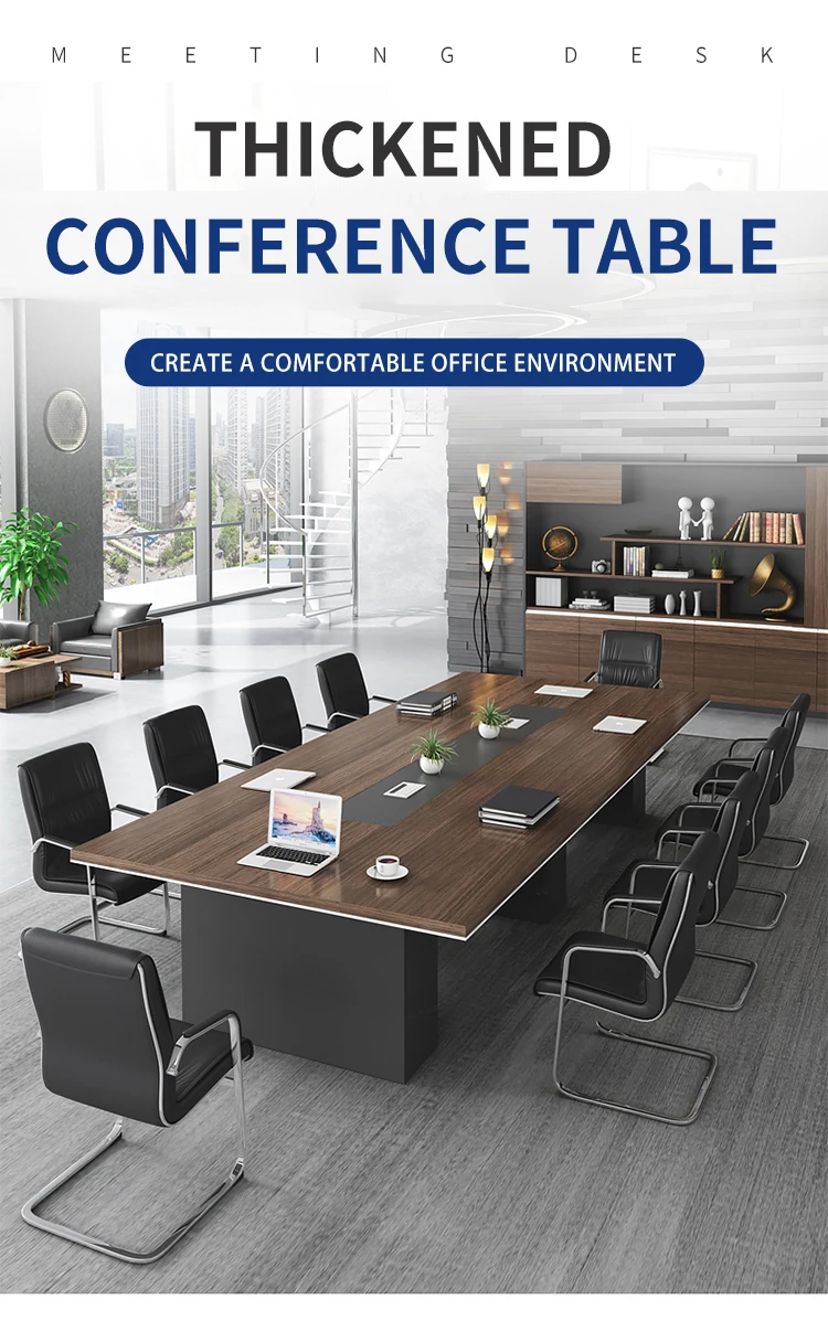 Oval Conference Table Table De Conference Office Set Furniture Wooden 6 ...