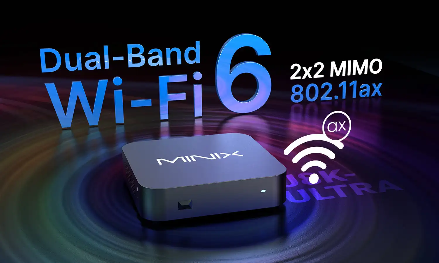 MINIX U8K-ULTRA 8K UHD Media Hub - Android 11 & Amlogic S928X-K