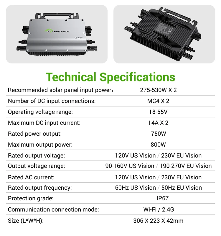 1600W PV Hub with Microinverter and Battery for Balcony Power Plants