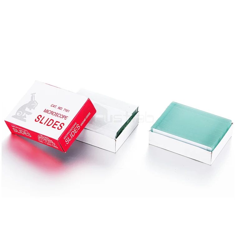 Laboratory Medical Microscope Slides 7101 7102 7105 Frosted Plain Cover ...