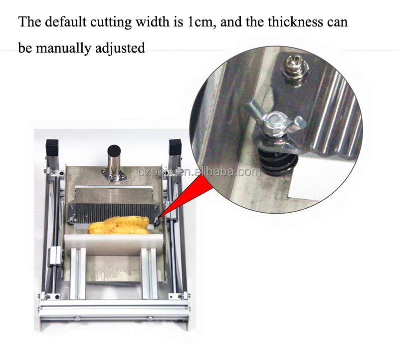 Wavy Potato Crisps Cutter Machine Commercial Potato Slicer Machine to ...