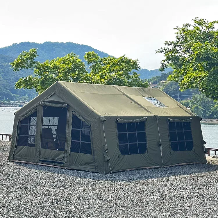 17.2 Square Meter Luxury Two Rooms Inflatable Tent for Camping