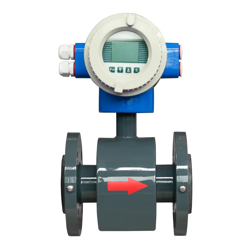 Electromagnetic Flowmeter Industrial Sewage Slurry Domestic Water Integrated Flowmeter High ...