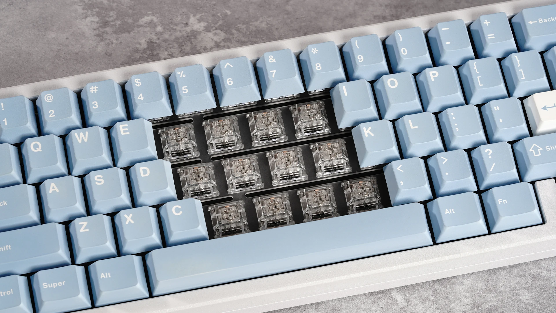 High Quality Key Switch PC Translucent Housing WS Quartz Linear Switch