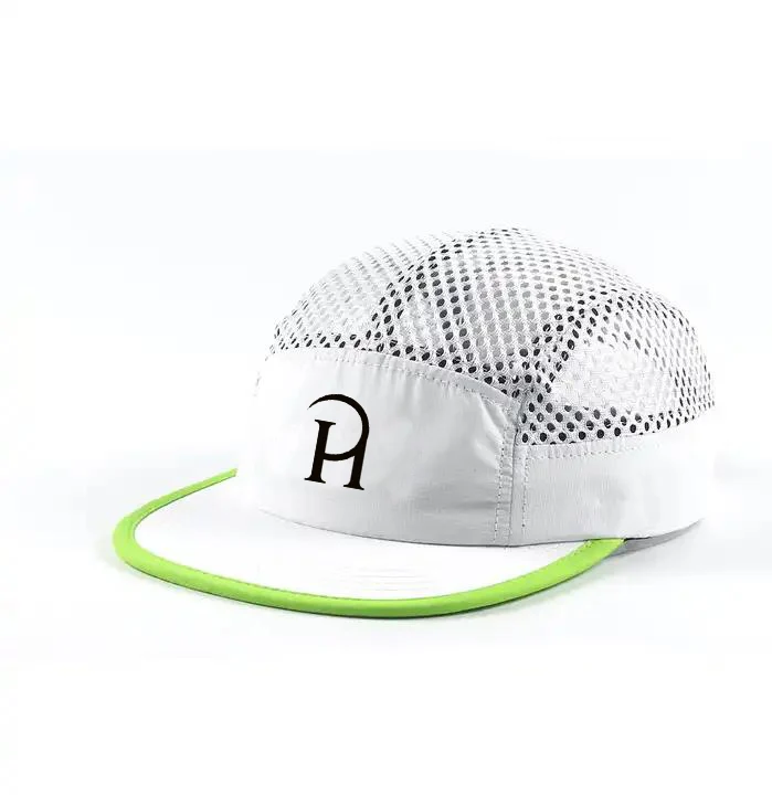Custom Unstructured Quick Dry Nylon Mesh Running Hat Cap Dry Fit 5 ...