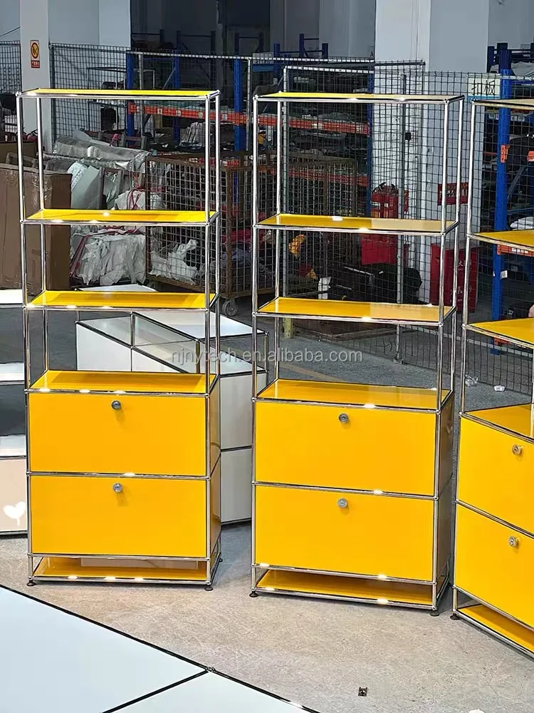 Medieval Usm Cabinet Commercial Display Rack Module Floor Storage Rack ...