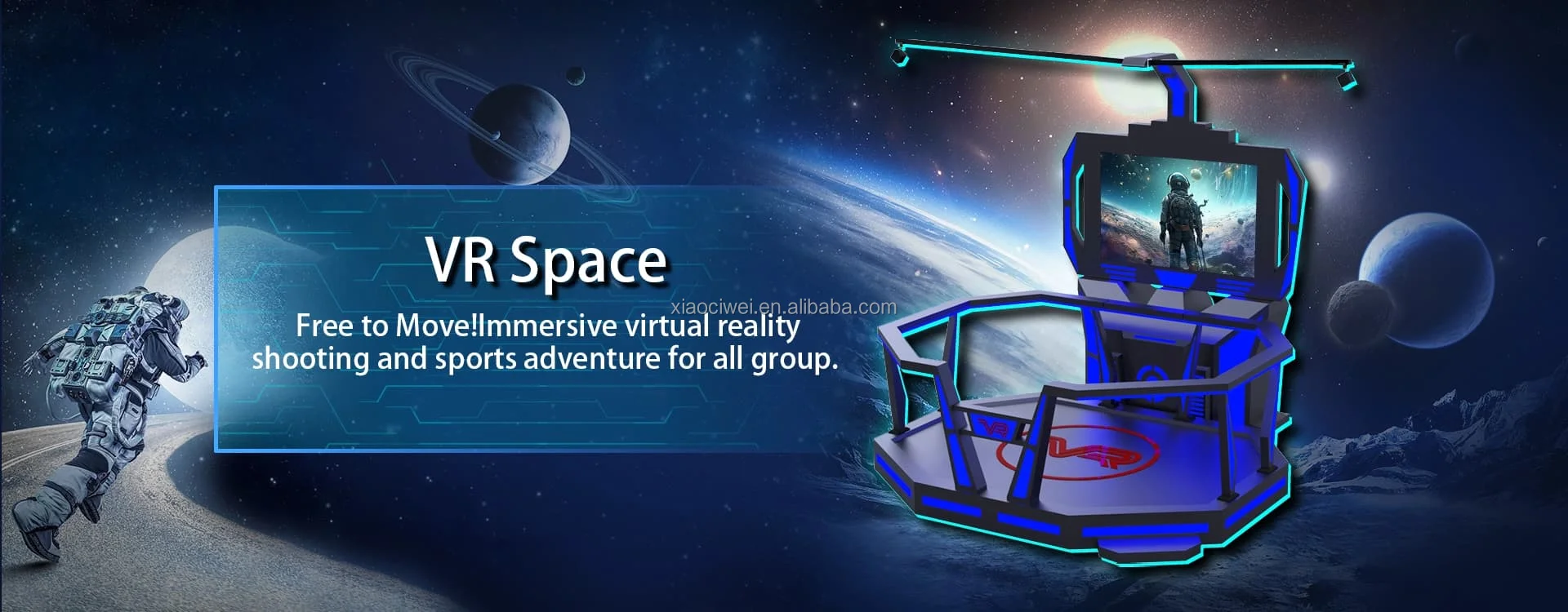 Virtual Reality 9D VR Shooting Simulator VR Space 9D VR Running ...