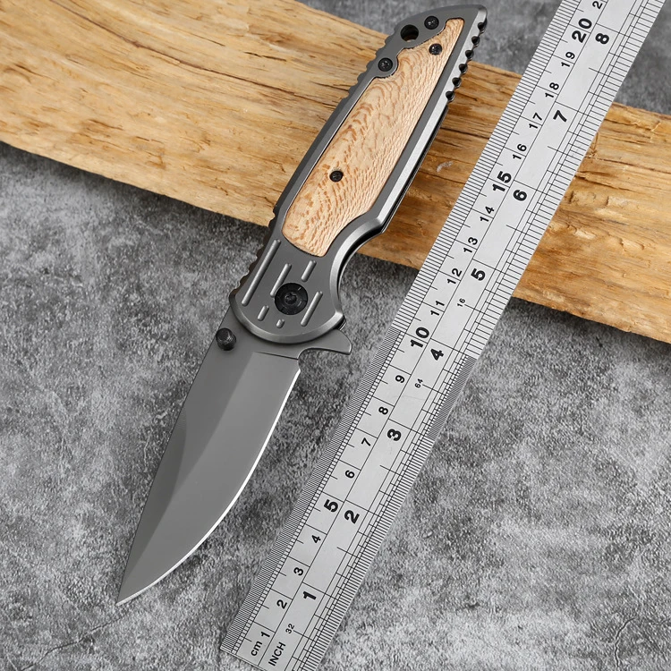 The New High-hardness Sharp Folding Knife Self-defense Camping Folding ...