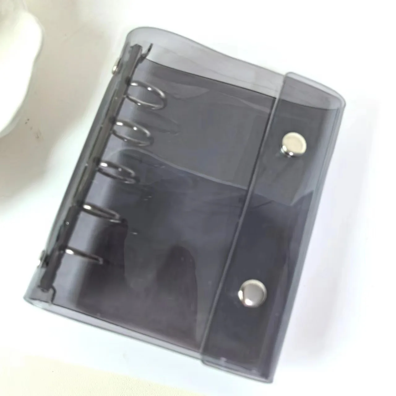 M5 New 2 Buttons Glitter Mini Budget Binder - Cute & Clear