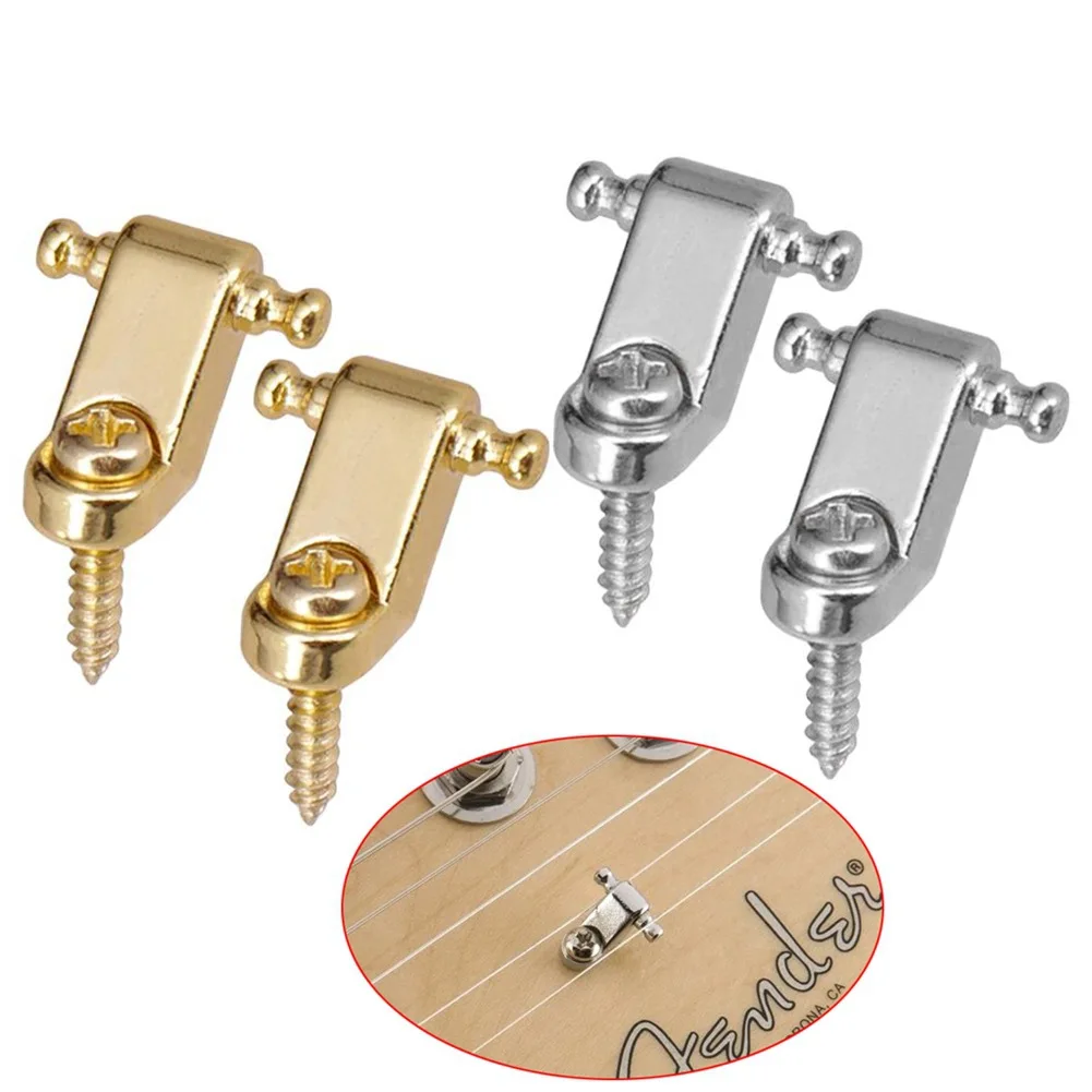 2pcs Electric Guitar Roller String Trees String Retainer Mounting ...