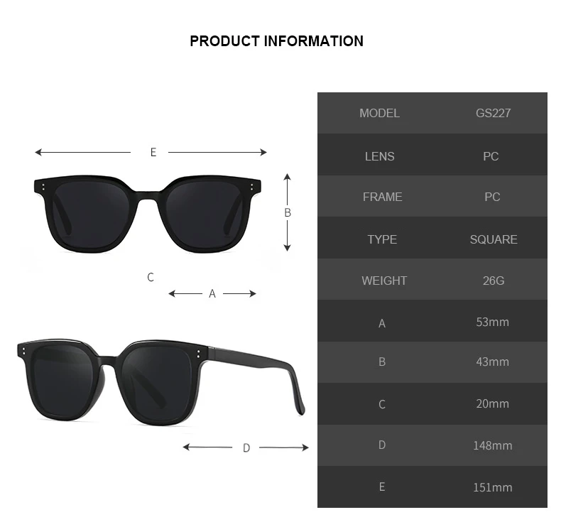 Retro Vintage Designer Custom Square Logo Women Classic Retro Shades ...