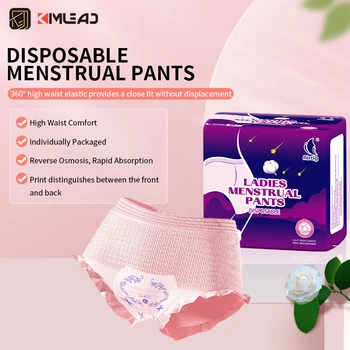 Kimlead Disposable Adult Wearing Lady Diaper Girl Menstrual Period ...