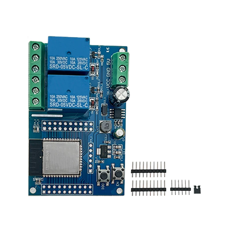 Esp32 5v 2-channel Wifi Relay Module Secondary Development Dc5-60v ...