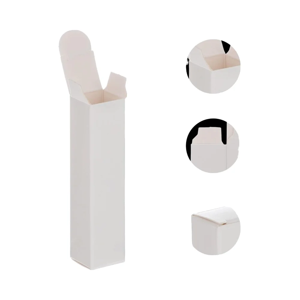 Small White Rectangular Box 350g Neutral Glossy Laminated Cardboard For ...