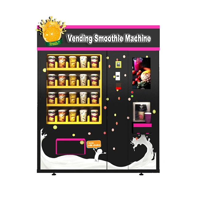 Full Automatically 24 Hours Vending Smoothie Machine