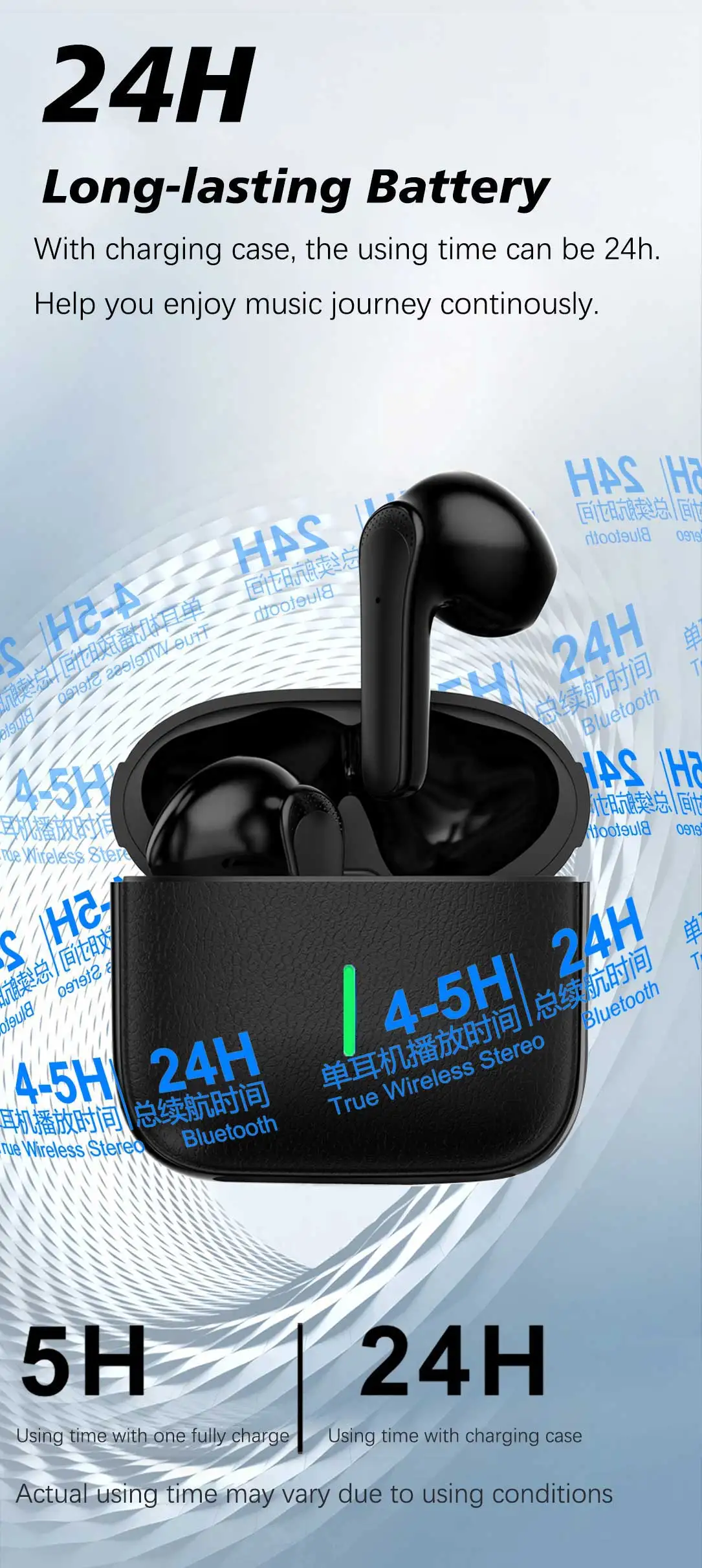 Hot Sale Cheap In-ear Earphones Bluetooth 5.1 Wireless Earbuds Js59 Tws ...