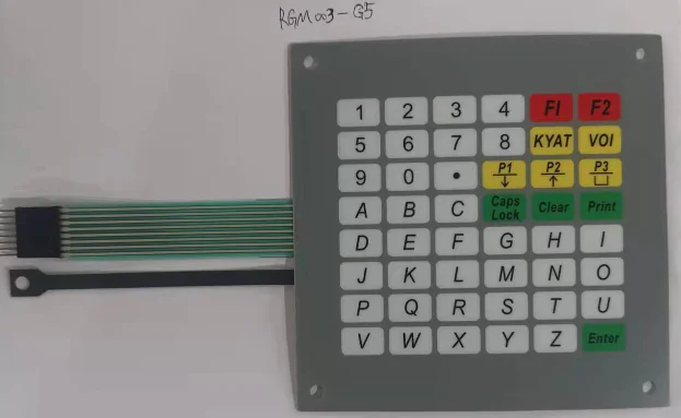 Fuel Dispenser Keypad Gilbarco Type 3m Keyboard Membrane For Gas ...