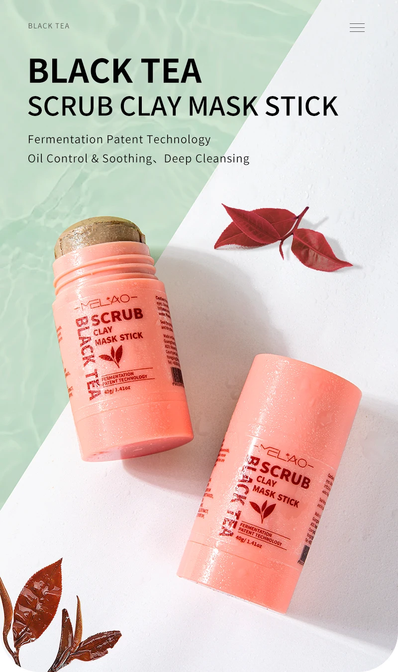 Face Spa Body Exfoliator Detoxifying Deep Cleansing Black Tea Mask Clay ...