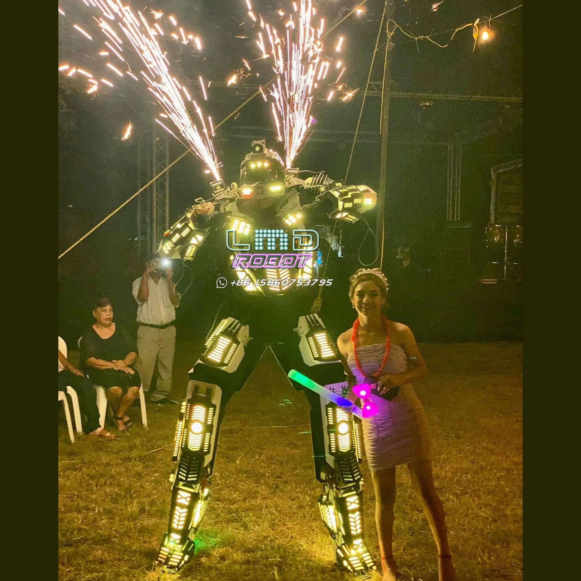 LMD Led Robot Suits - Perfect Party Costumes for Adults